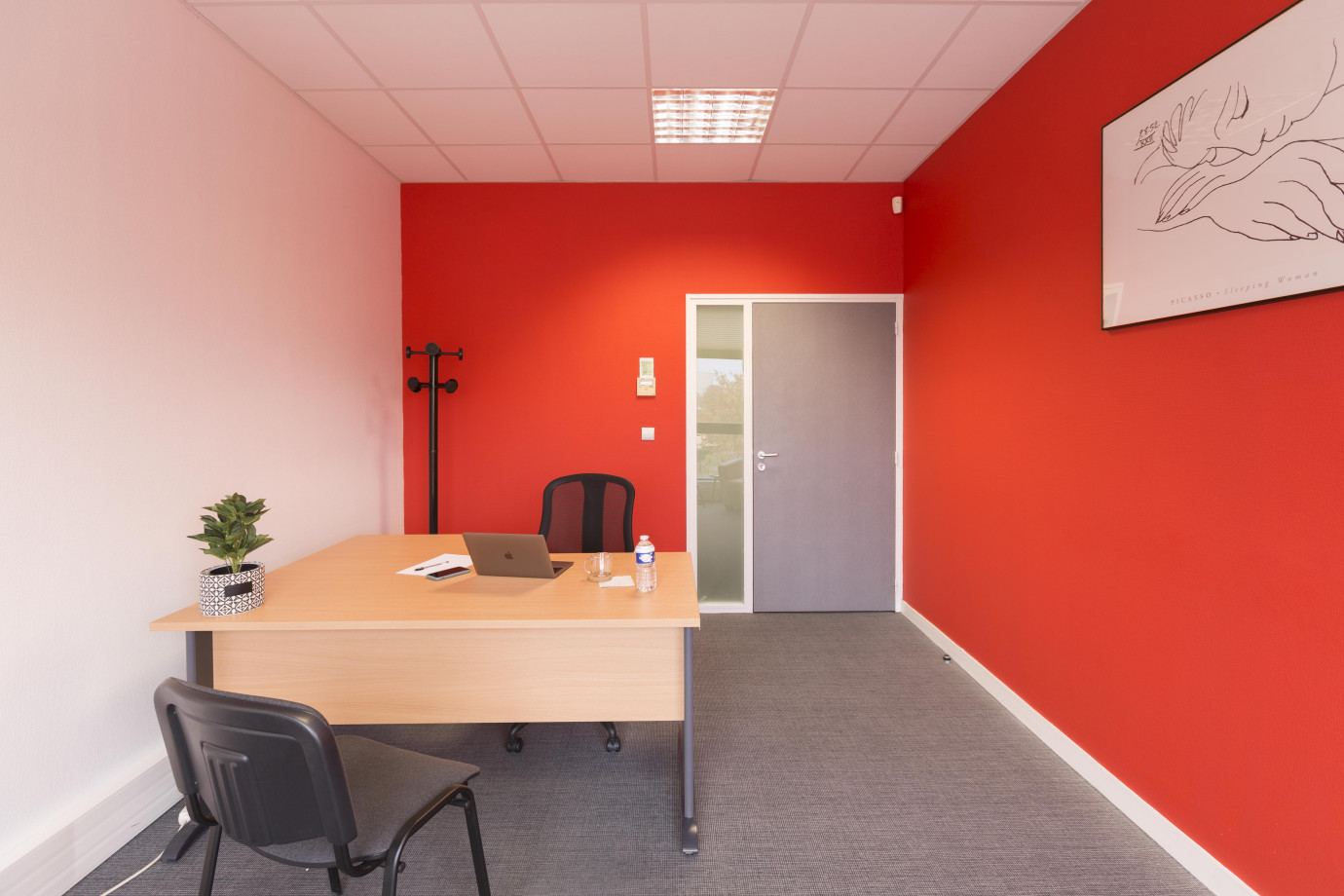 Bureau privé ANGERS Bureau privé lumineux - 1 poste | Choose and Work